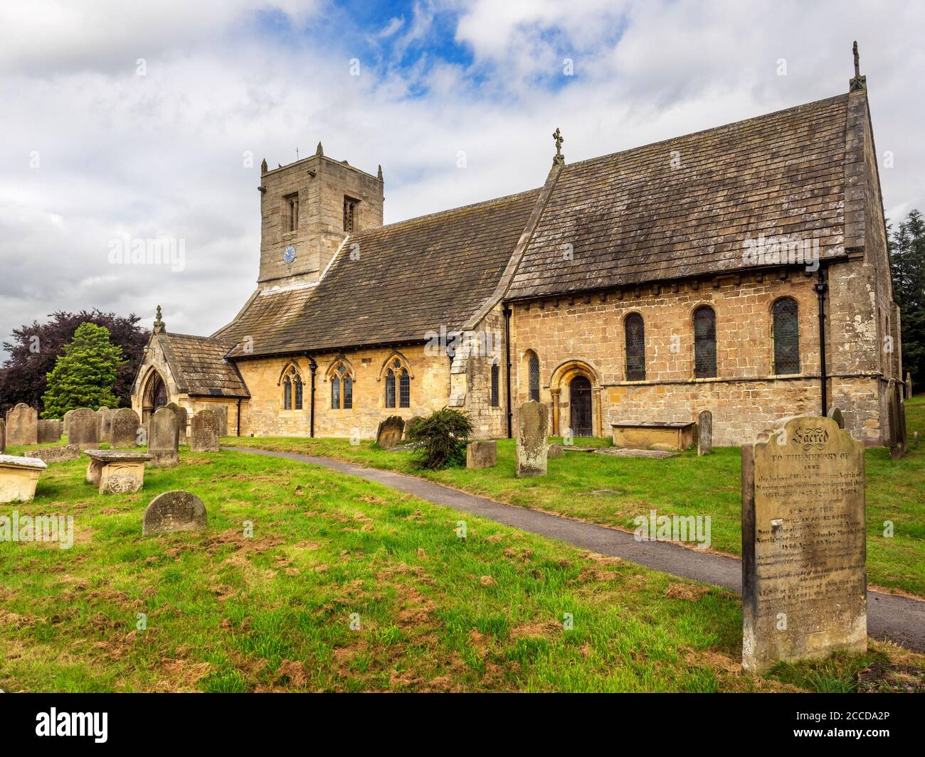 Church of St Oswald a Grade I listed building at Farnham near ...