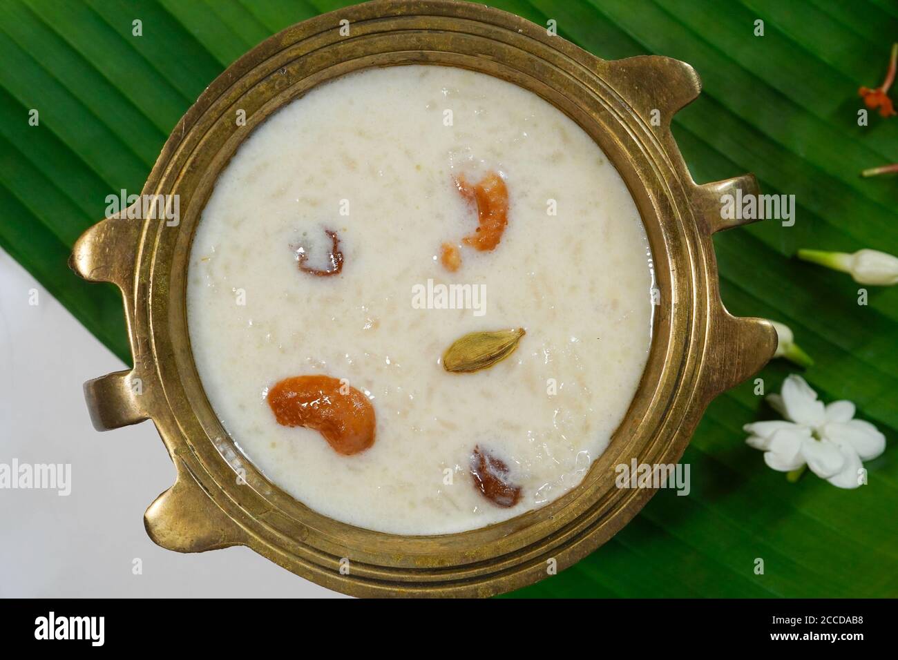 Rice Pudding / Kerala Onam special Paal / Pal payasam served in a ...