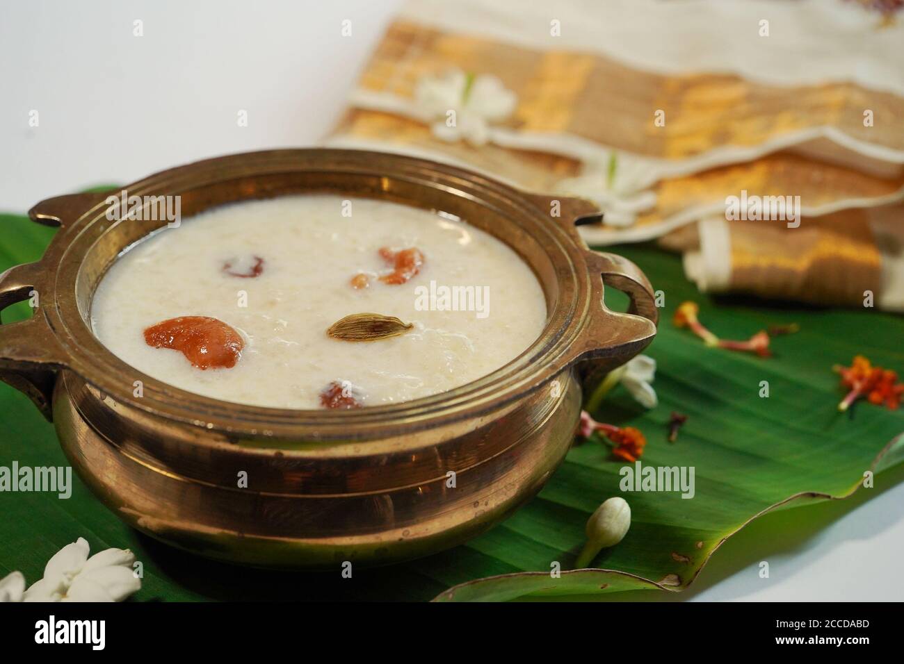 Rice Pudding / Kerala Onam special Paal / Pal payasam served in a ...