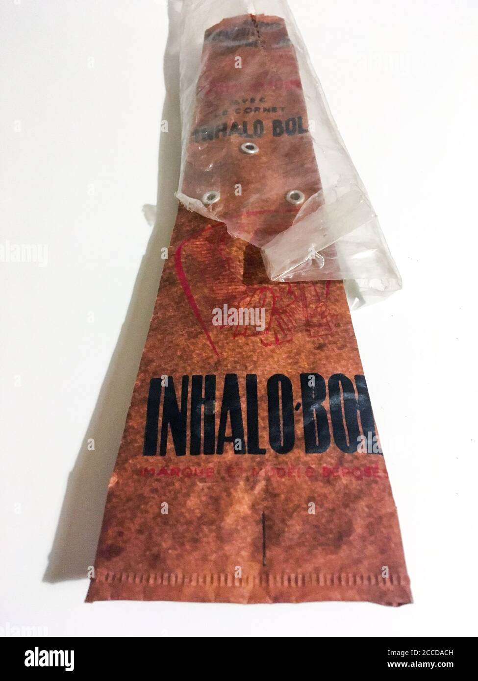 Inhaler used for respiratory self-treatment, old everyday objects ...