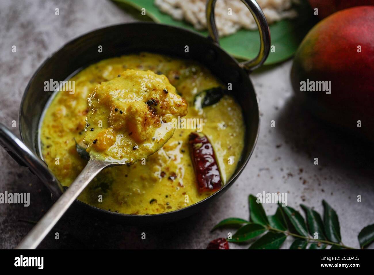 Ripe Mango curry / Mambazha Pulissery - Kerala Yogurt based mango ...