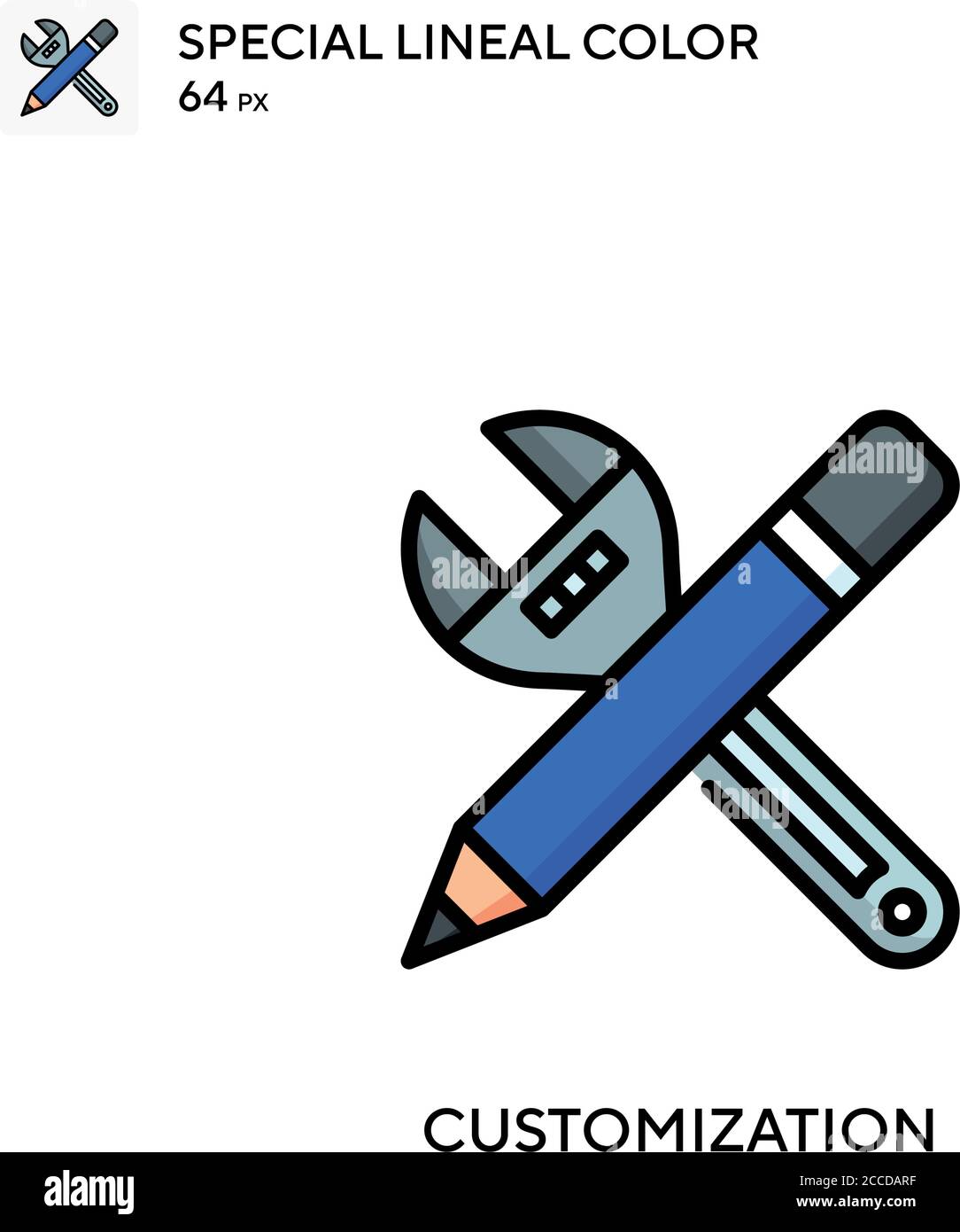 Customization Special lineal color icon. Illustration symbol design ...