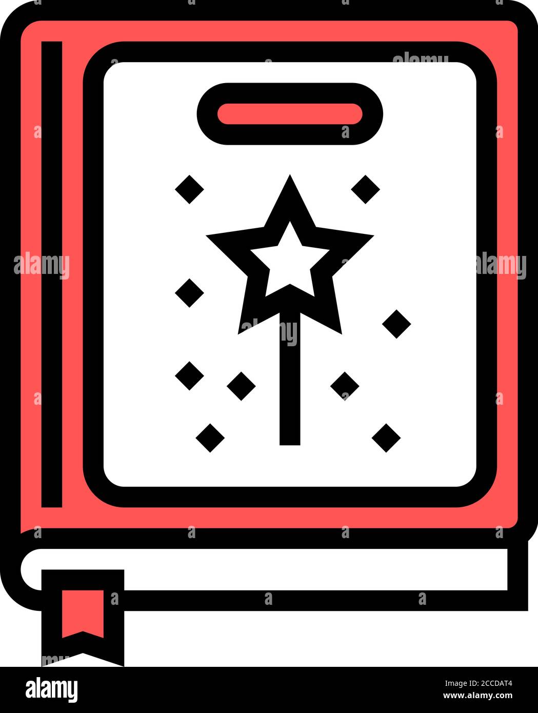 fairy tale genre color icon vector illustration Stock Vector Image ...