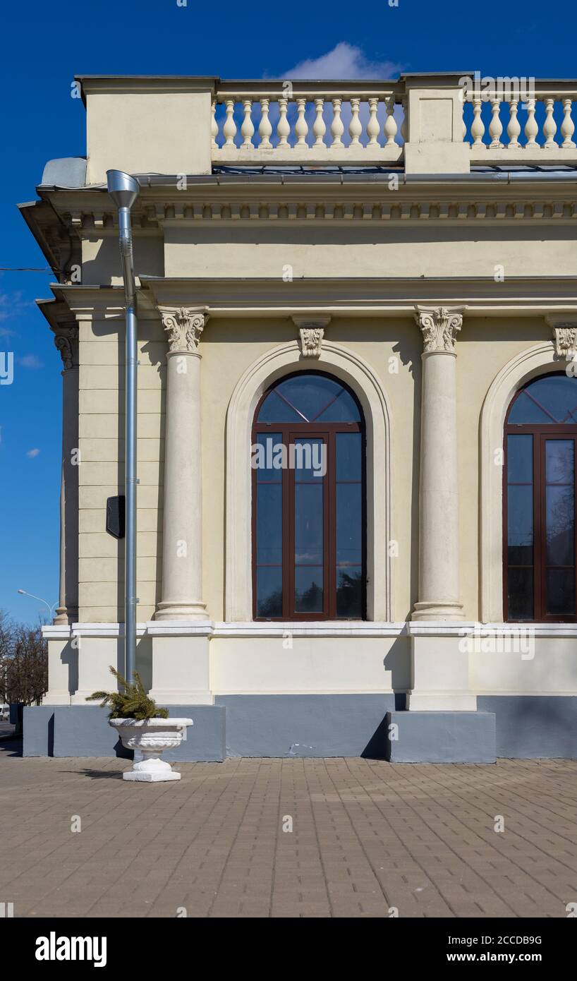 Elements of architecture of buildings, windows texture, arches, frames ...