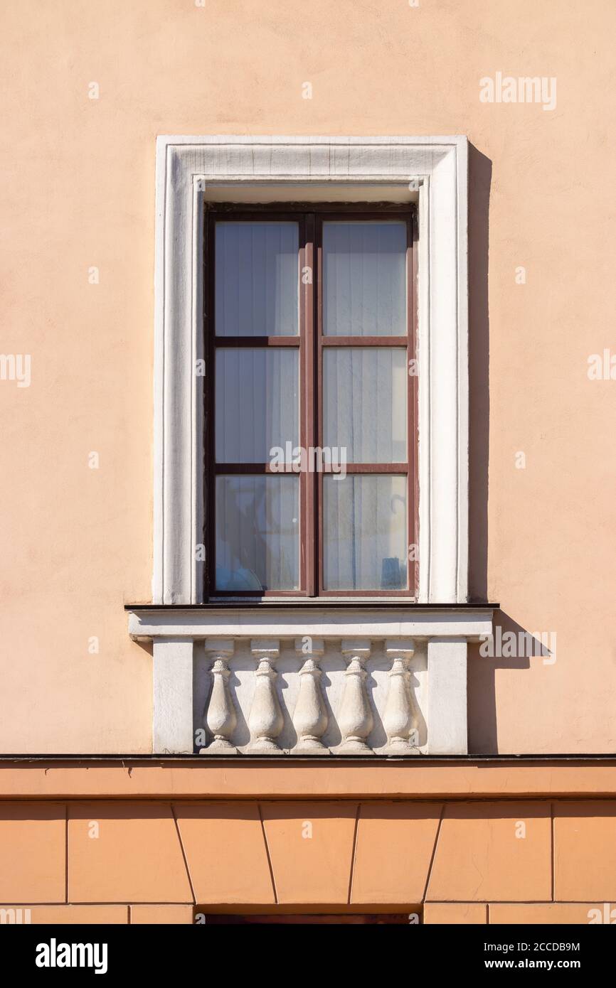 Elements of architecture of buildings, windows texture, arches, frames ...