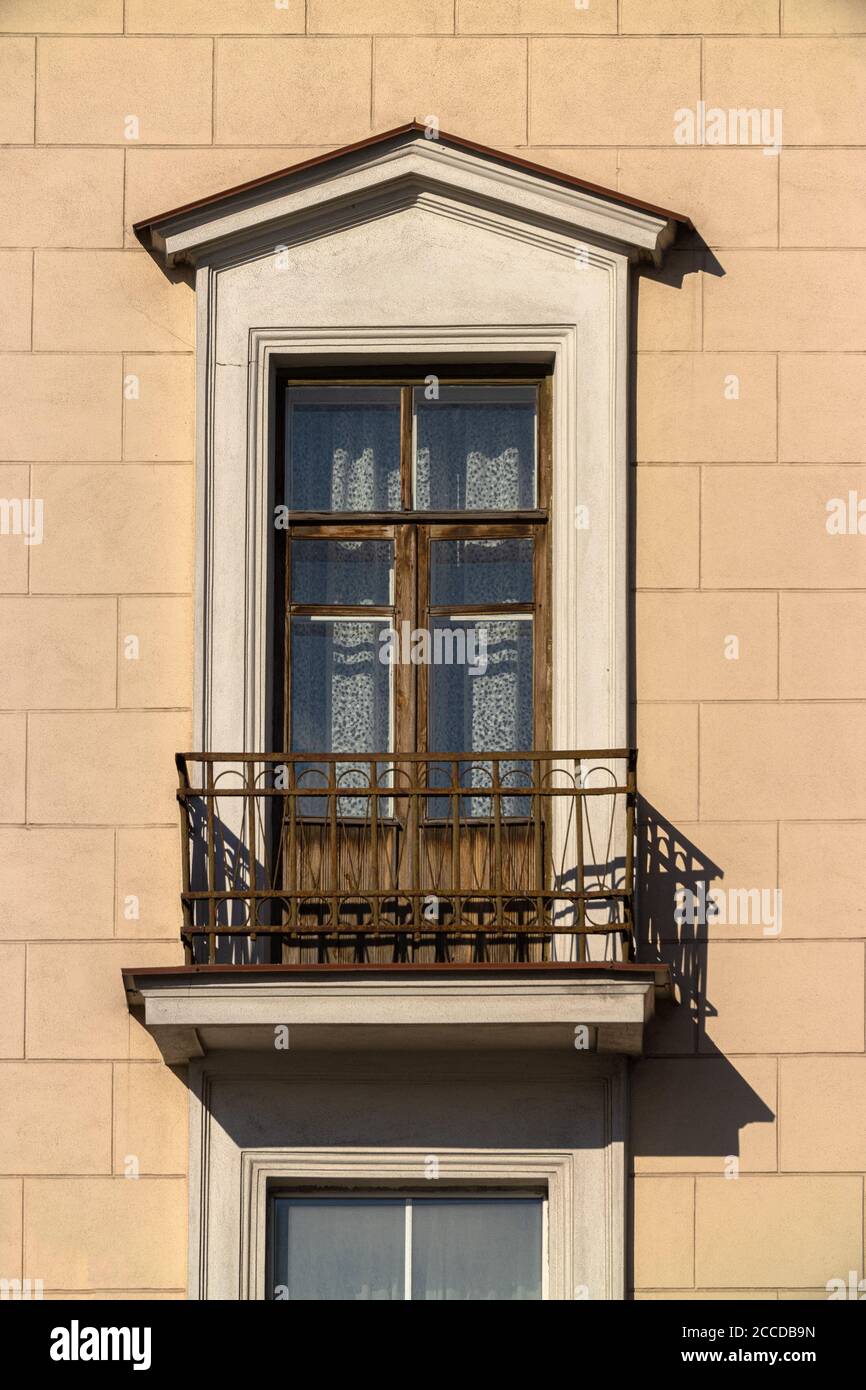 Elements of architecture of buildings, windows texture, arches, frames ...