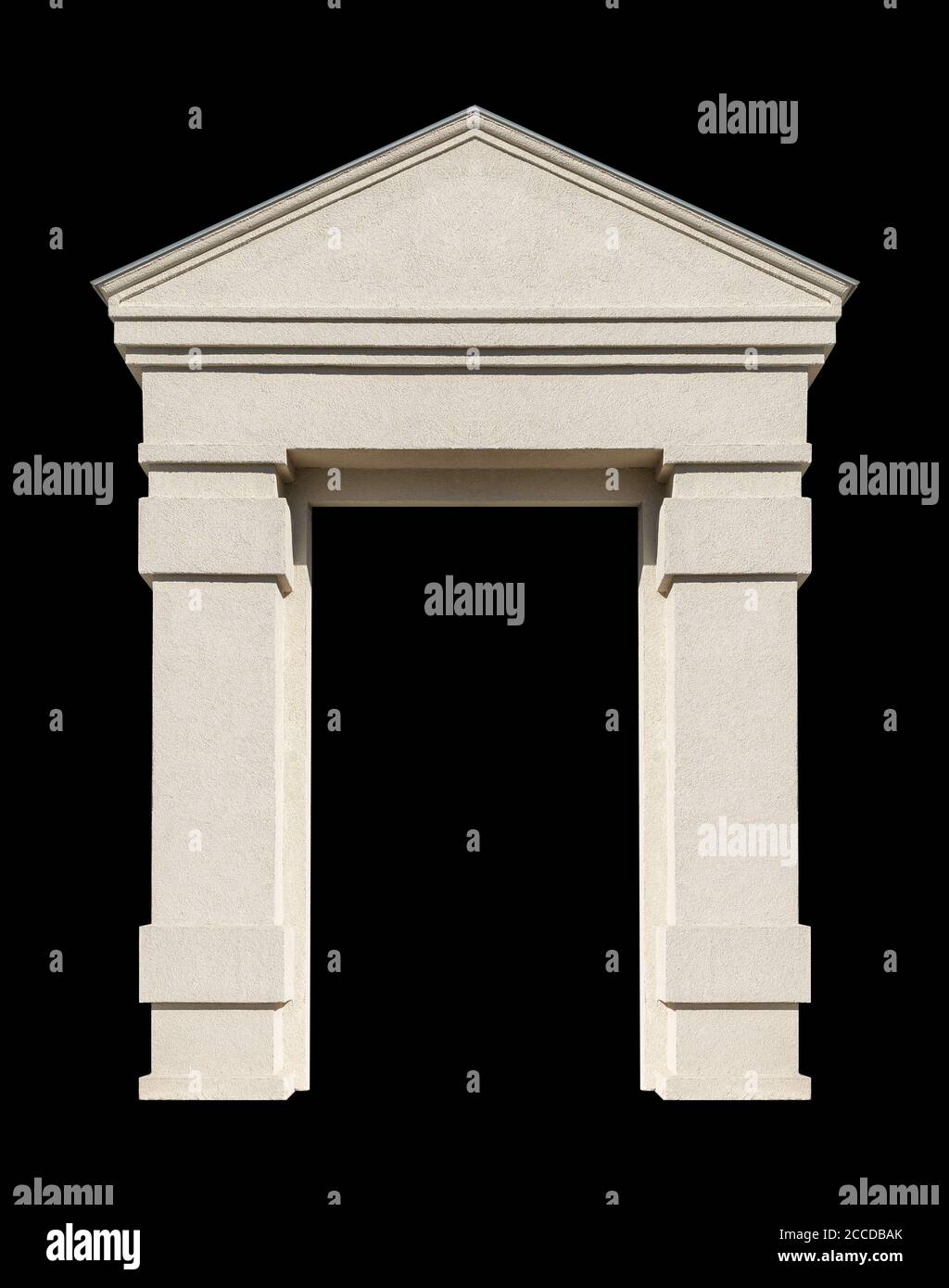 Elements of architecture of buildings, ancient arches, columns, windows ...