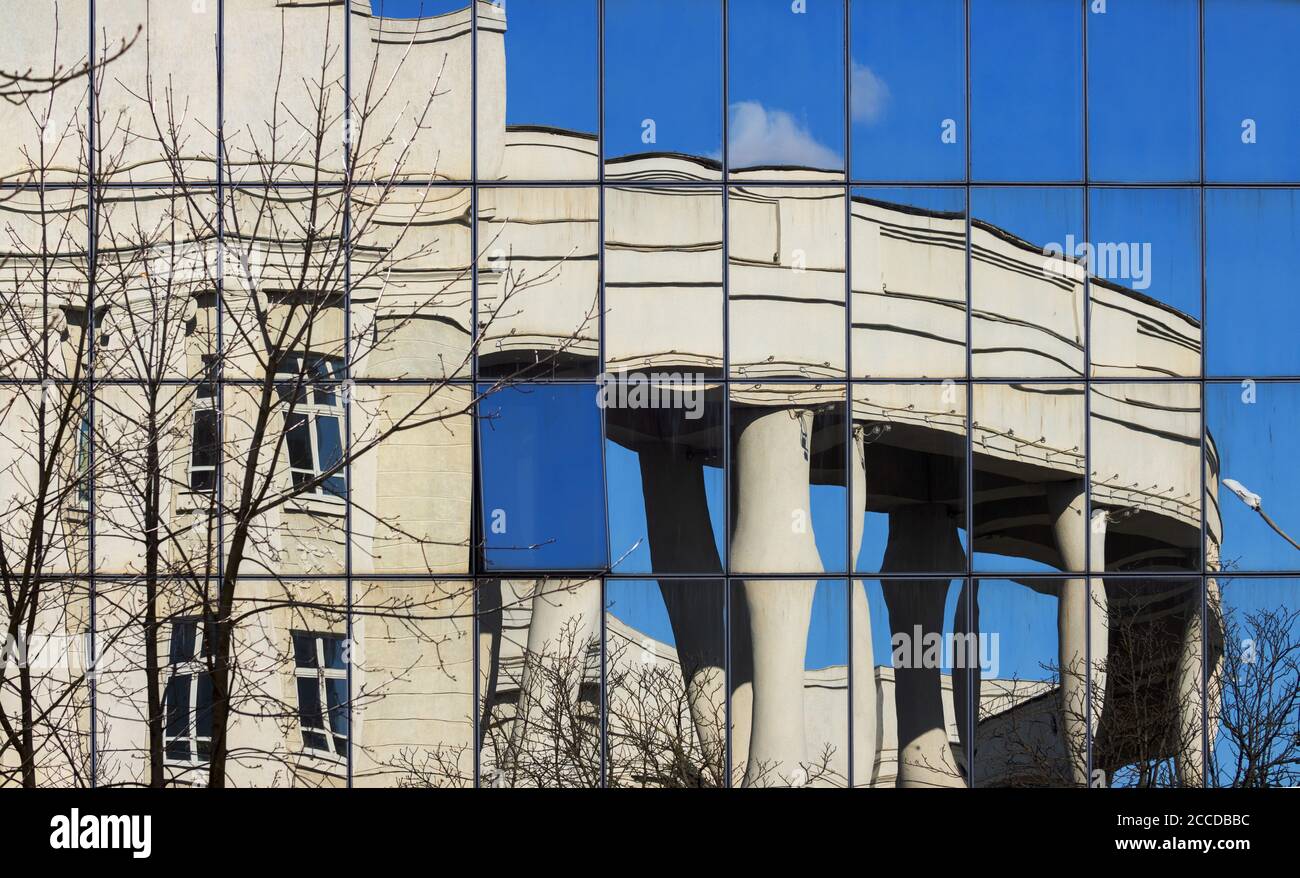 Elements of architecture of buildings, windows texture, arches, frames ...