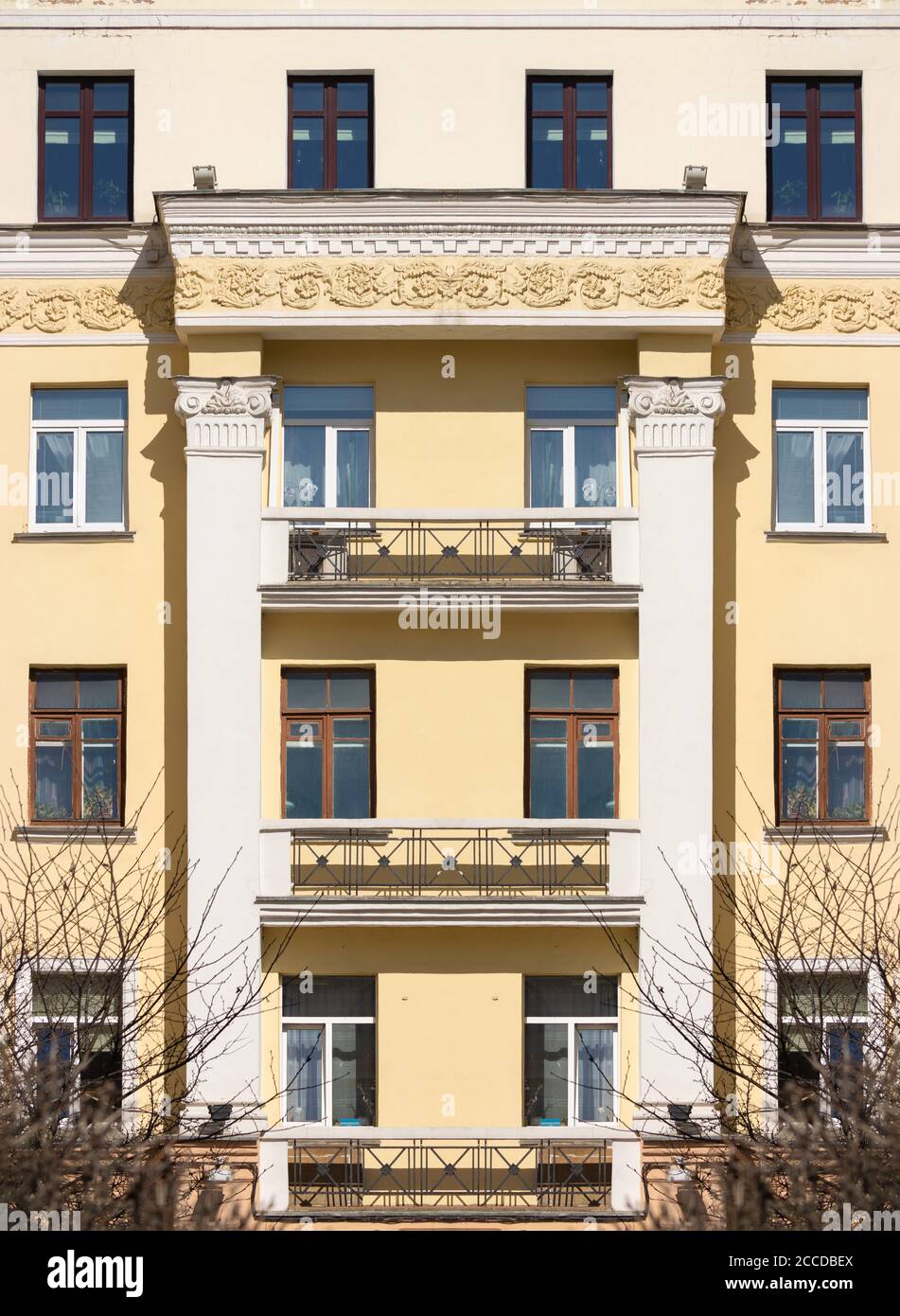 Elements of architecture of buildings, windows texture, arches, frames ...