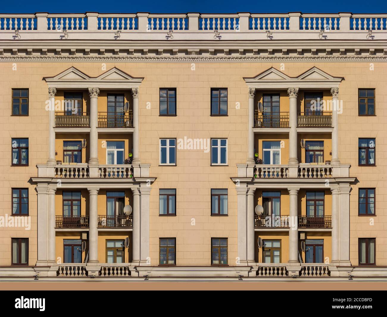 Elements of architecture of buildings, windows texture, arches, frames ...