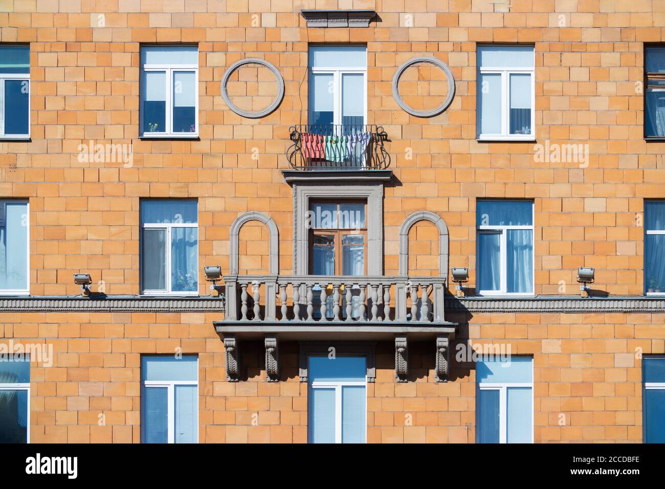 Elements of architecture of buildings, windows texture, arches, frames ...