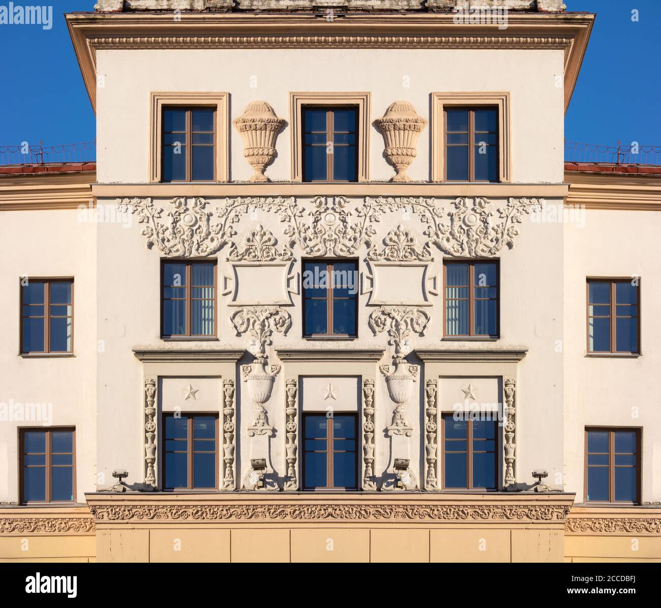 Elements of architecture of buildings, windows texture, arches, frames ...