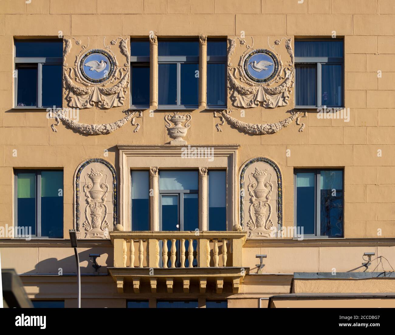 Elements of architecture of buildings, windows texture, arches, frames ...