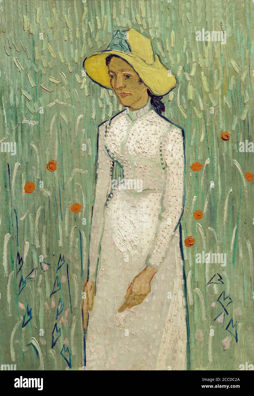 Girl in White, Vincent van Gogh, 1890, National Gallery of Art ...