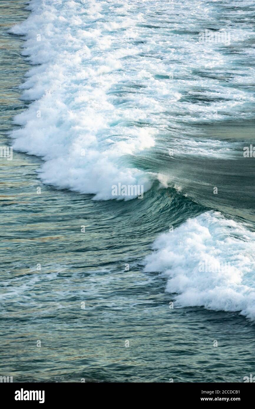 foam from the crashing waves Stock Photo - Alamy