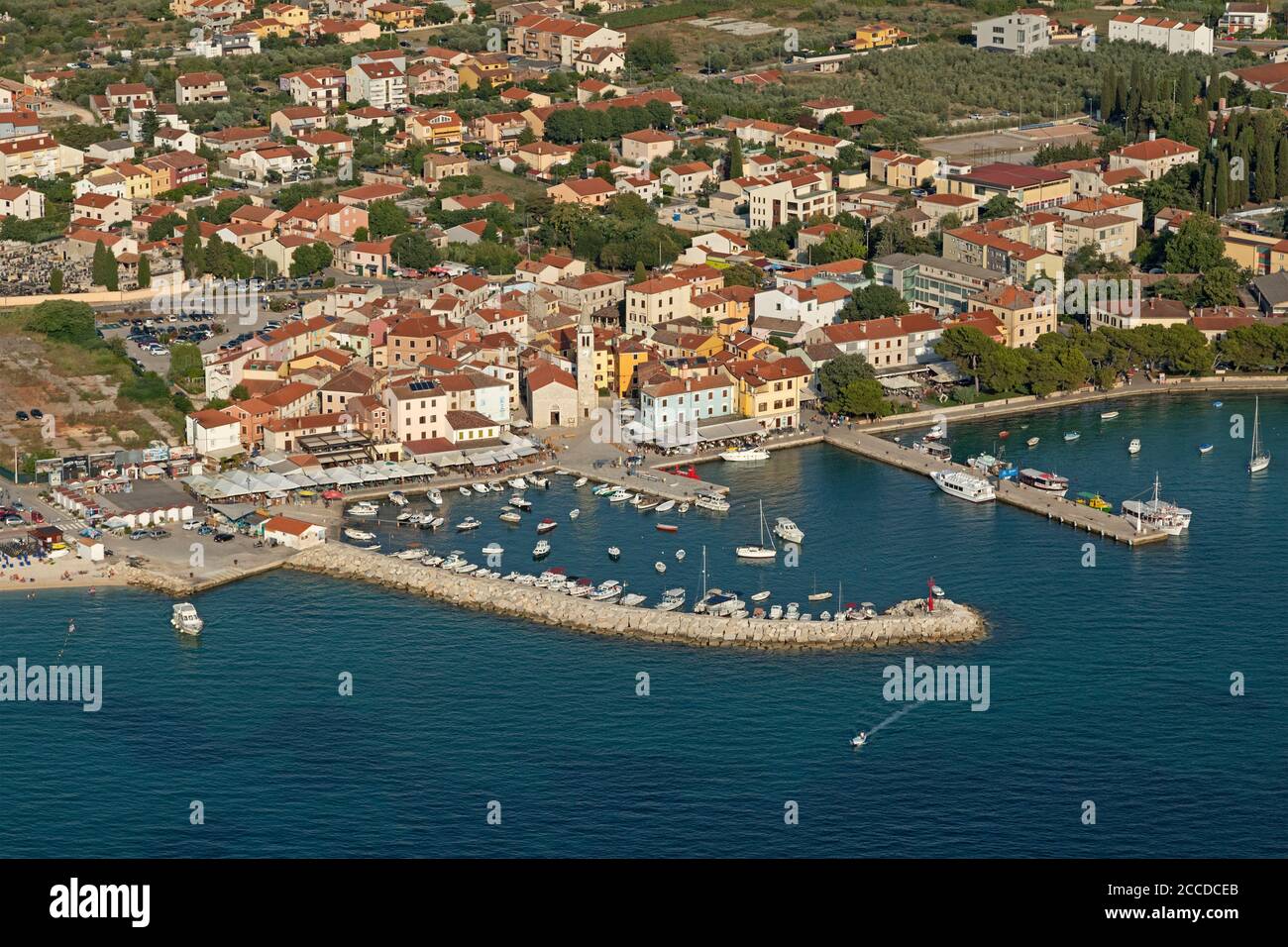 aerial photo, Fazana, Istria, Croatia Stock Photo - Alamy