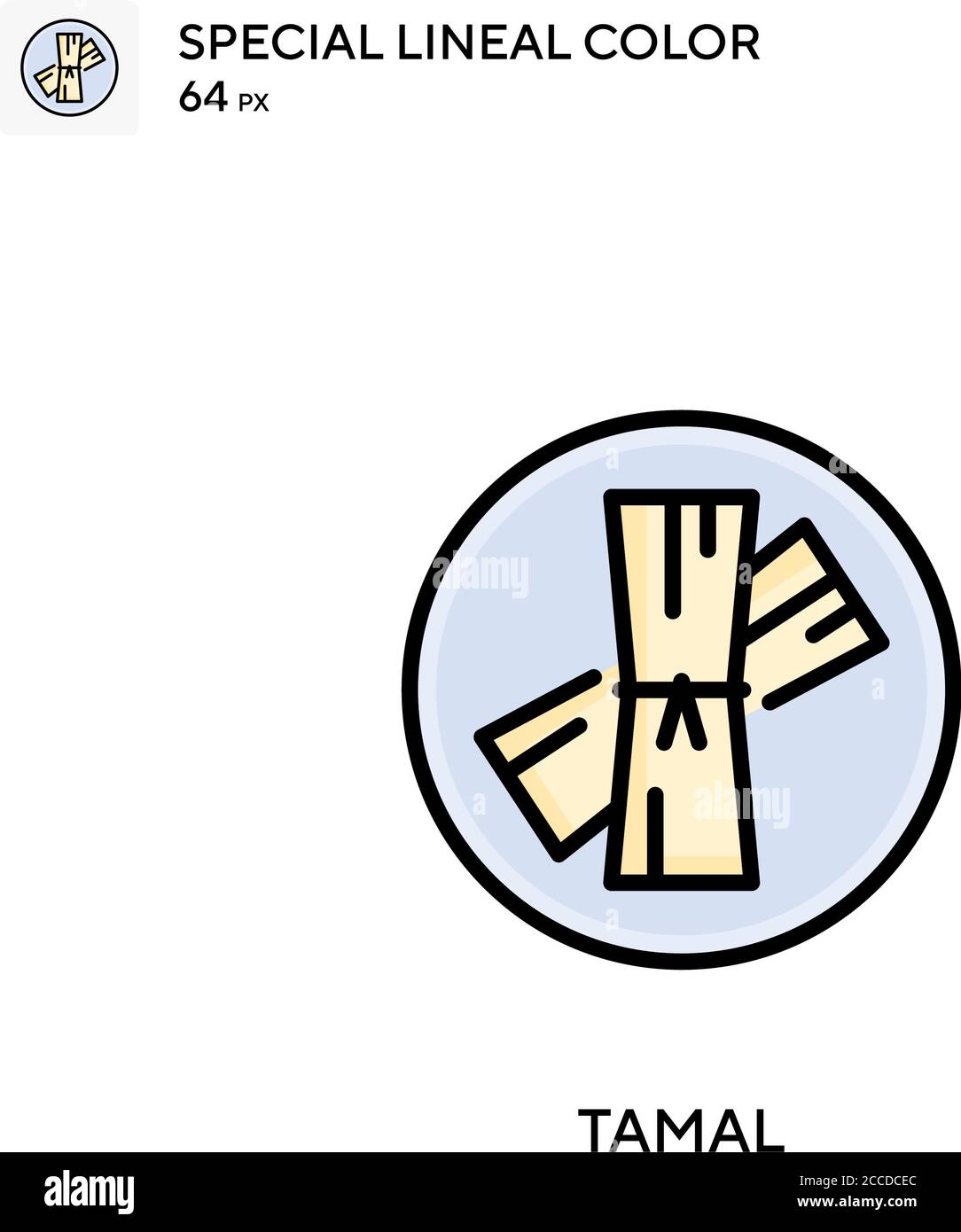 Chicken and mole tamale Stock Vector Images - Alamy