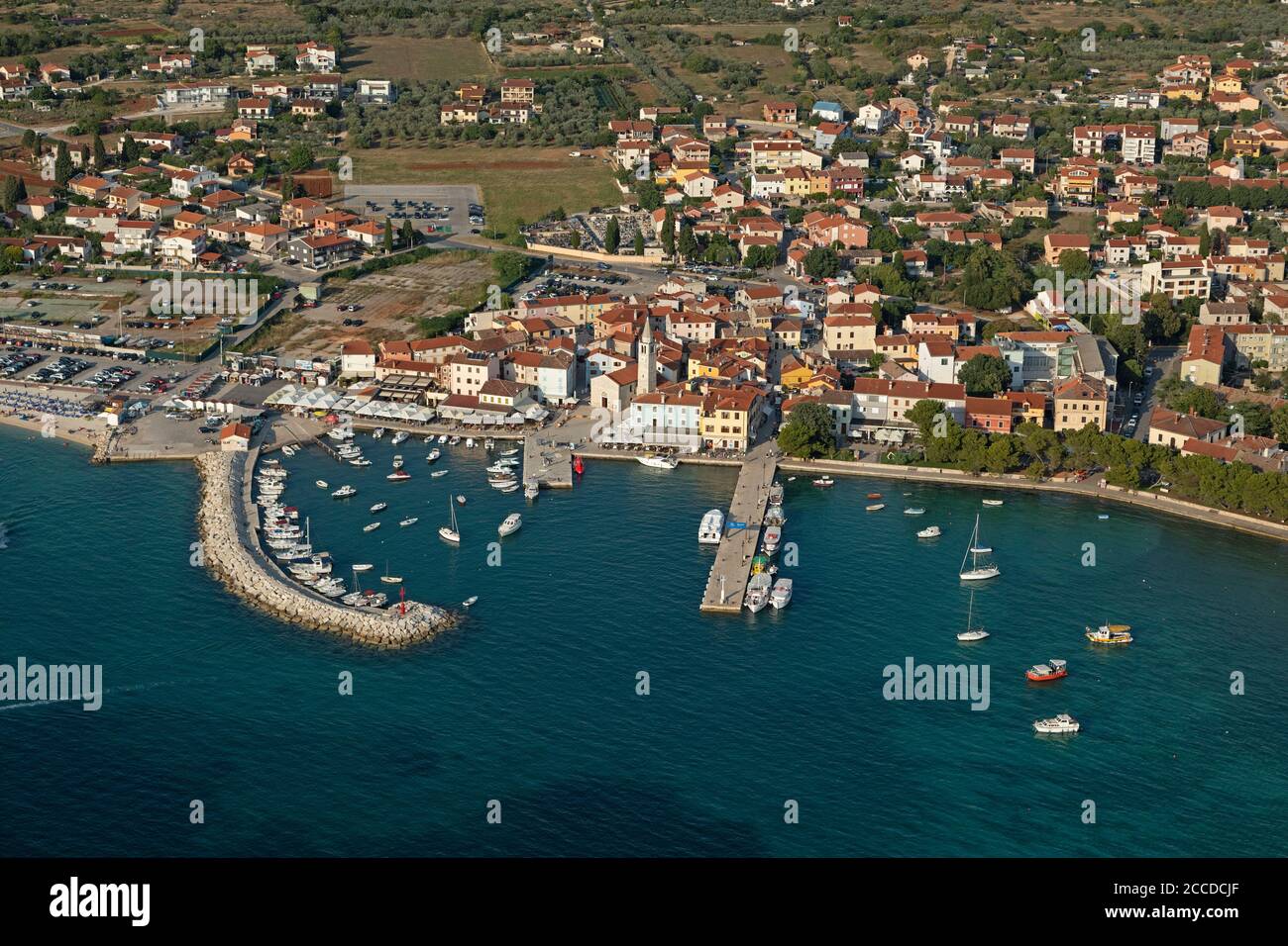 aerial photo, Fazana, Istria, Croatia Stock Photo - Alamy