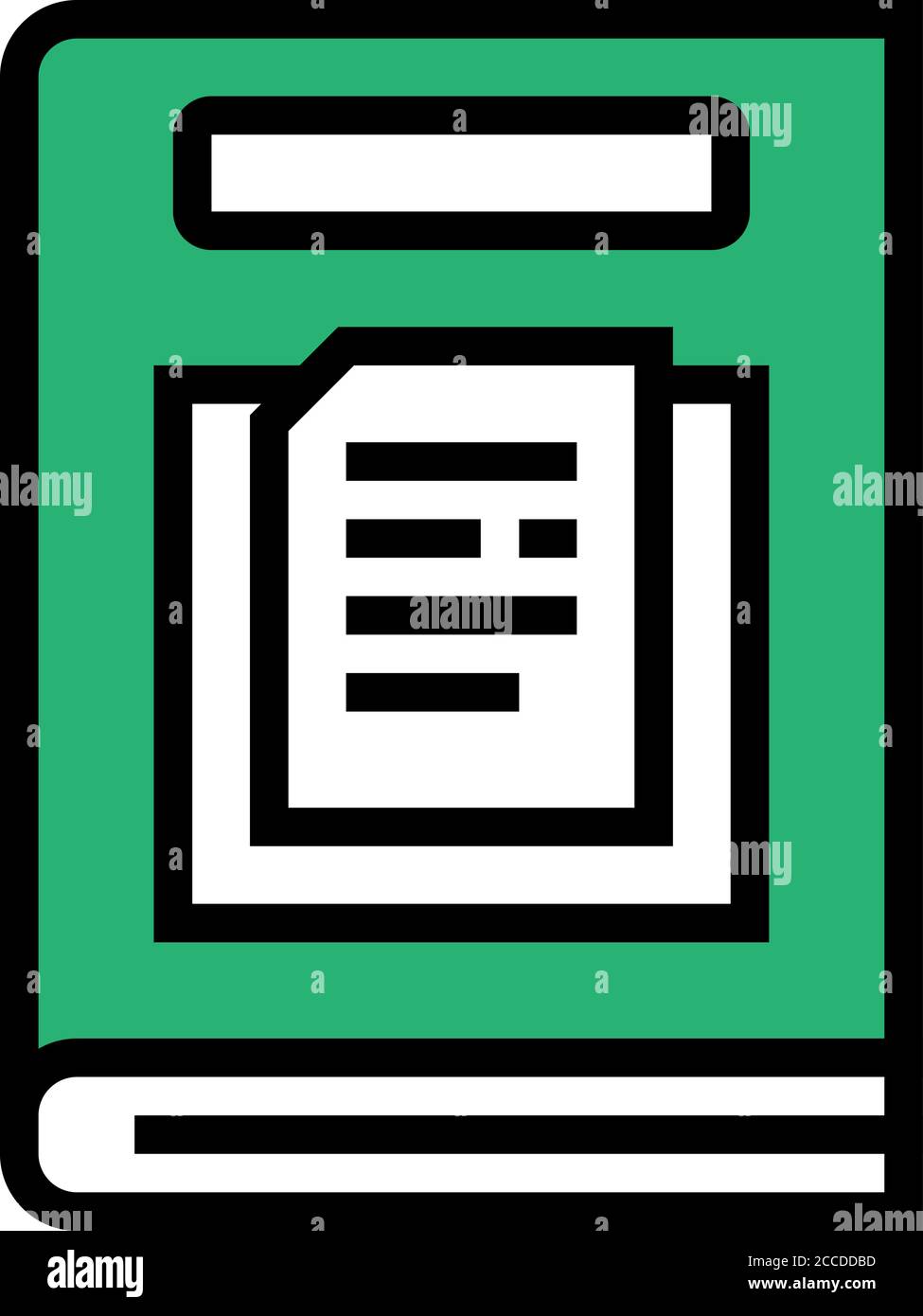 nonfiction genre color icon vector illustration Stock Vector Image ...