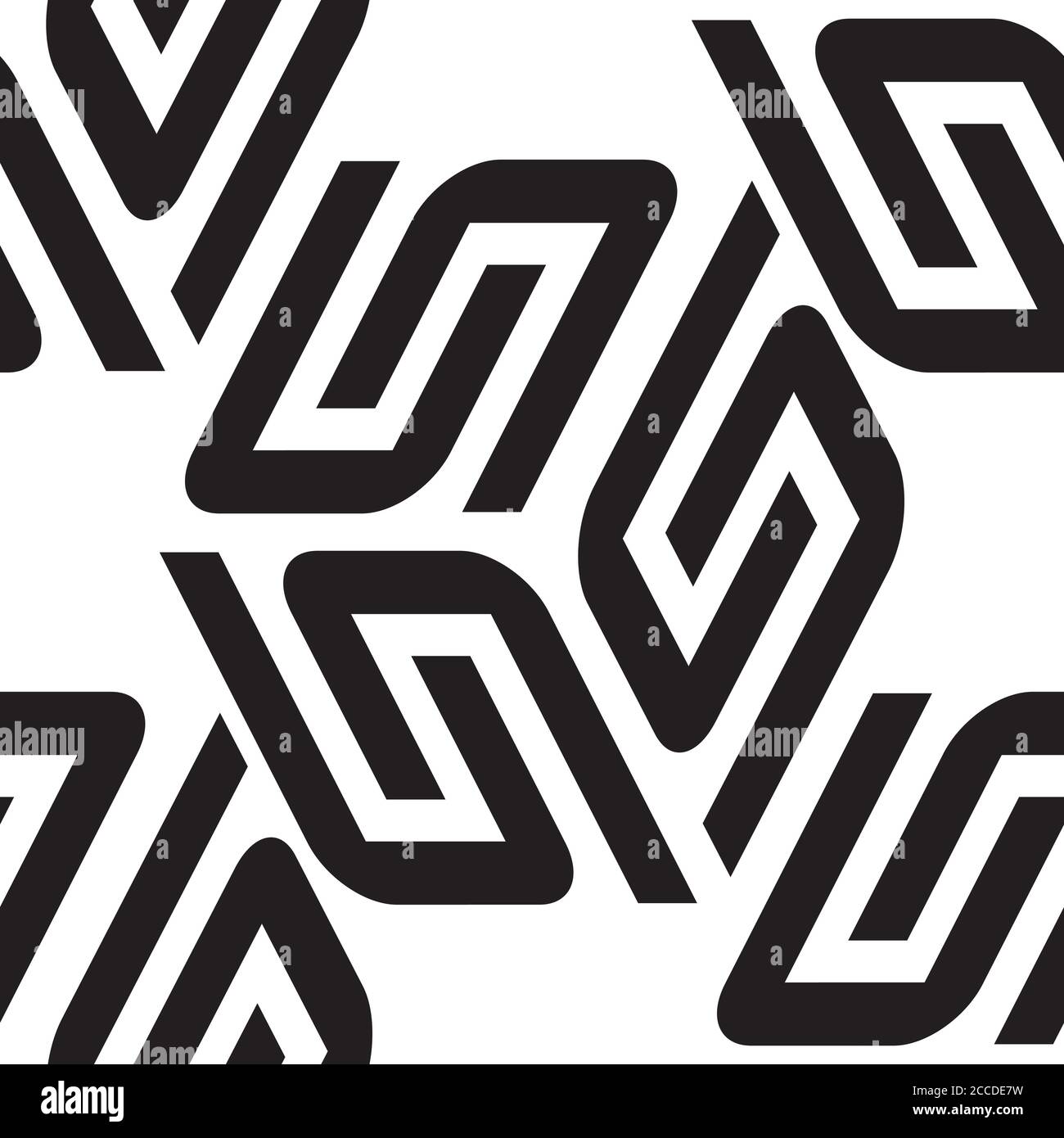 Seamless pattern with black letter S Stock Vector Image & Art - Alamy