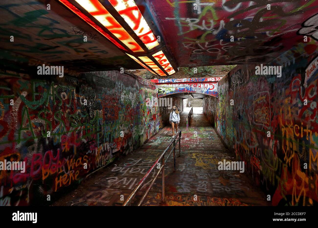 North carolina state university tunnel hi-res stock photography and ...