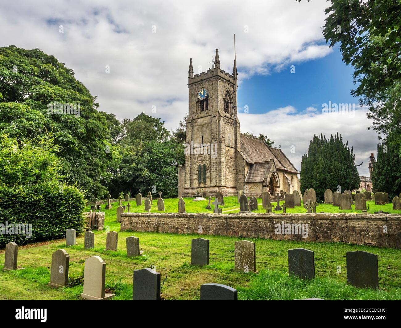 The Church of St Paul and St Margaret at Nidd near Harrogate North ...