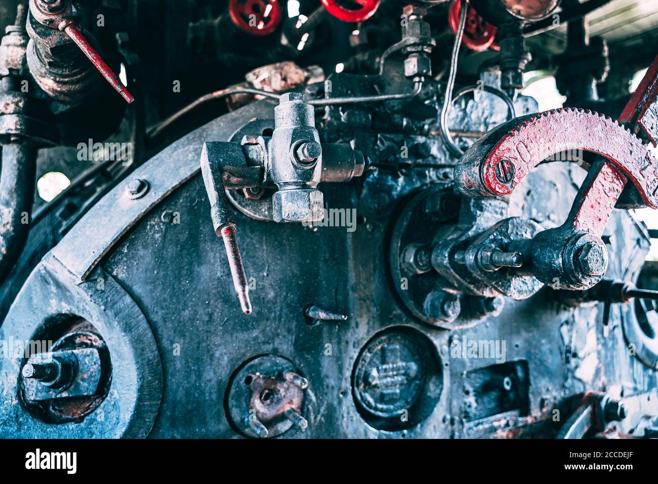 Inside steam locomotive hi-res stock photography and images - Alamy