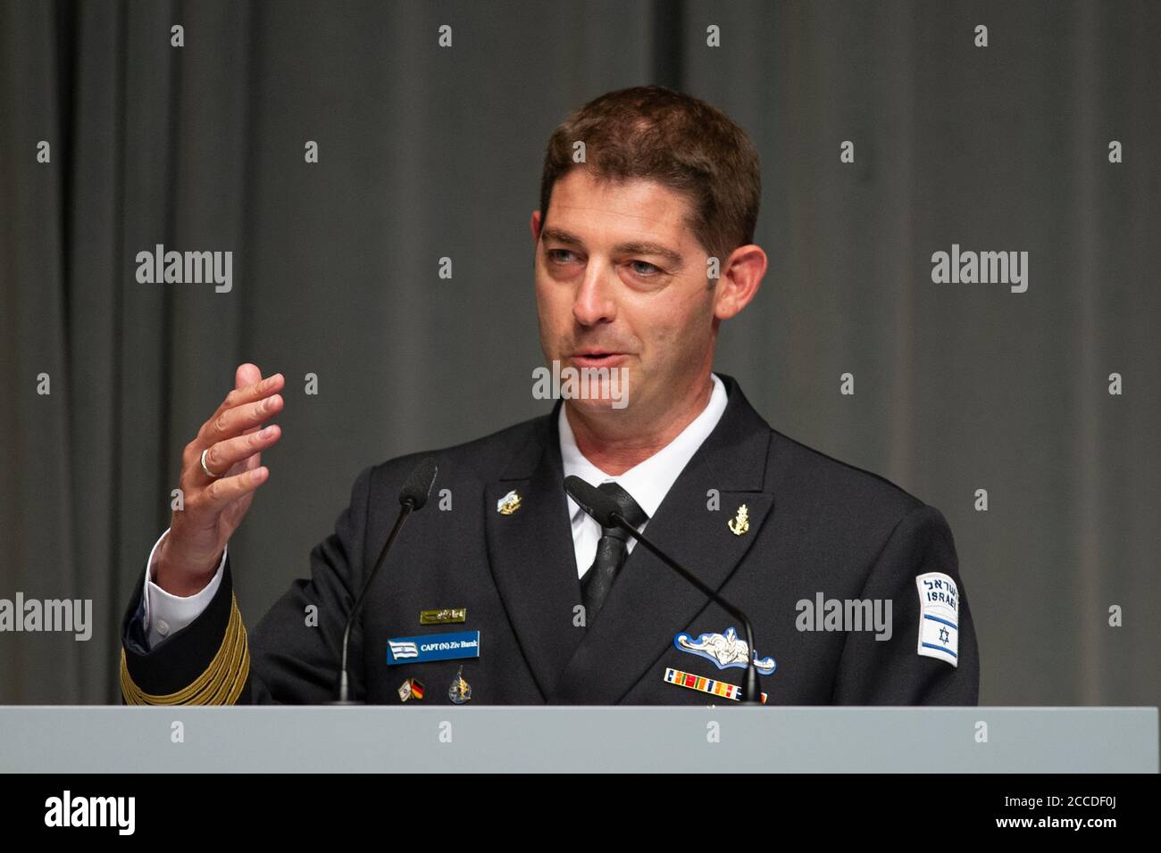 Duesseldorf, Deutschland. 19th Aug, 2020. Ziv BARAK, Israel, Kapitaen ...