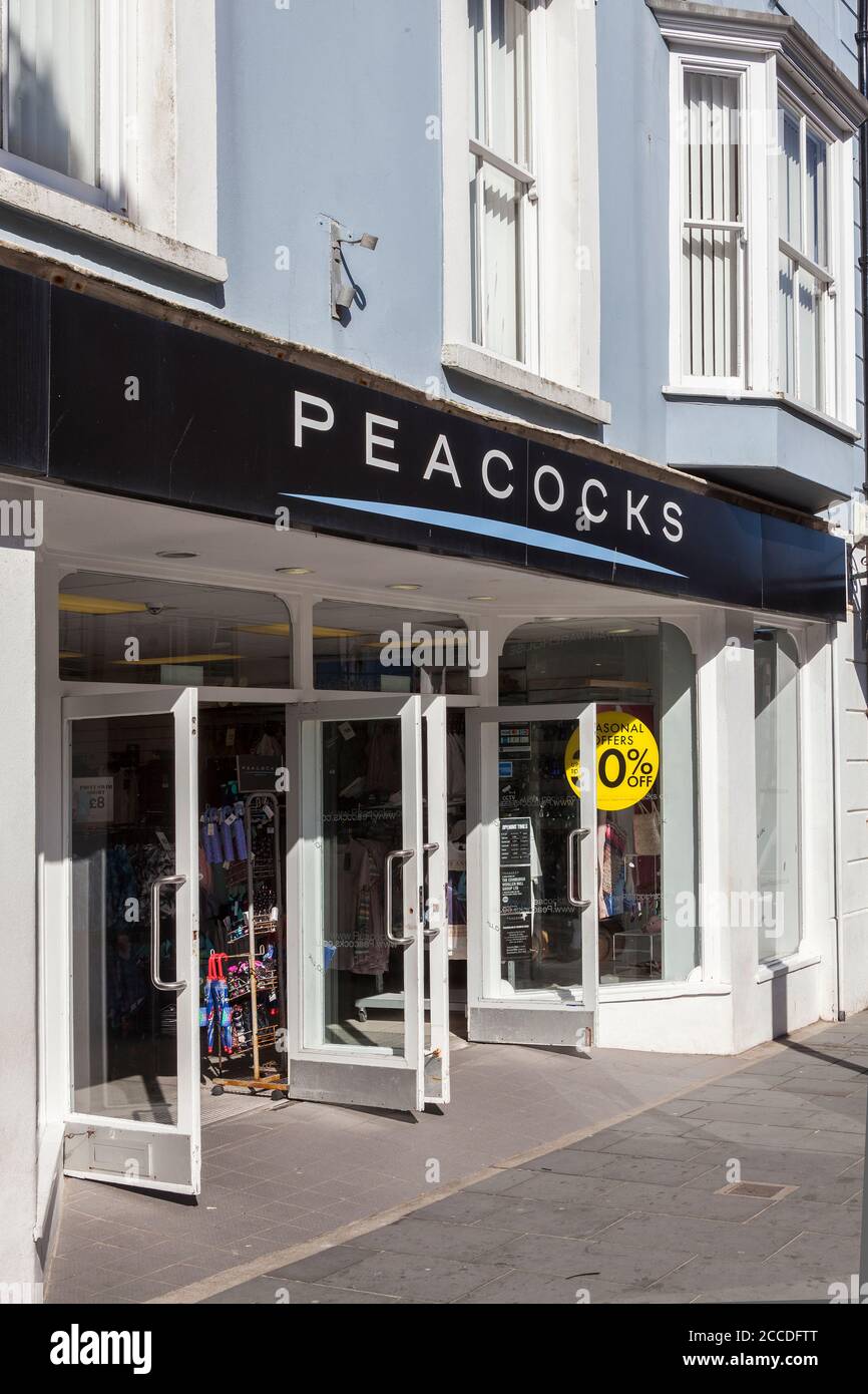 Peacocks store uk shop High Resolution Stock Photography and Images - Alamy