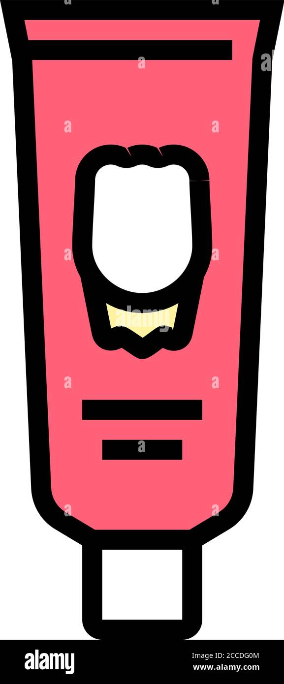 toothpaste tube color icon vector illustration Stock Vector Image & Art ...