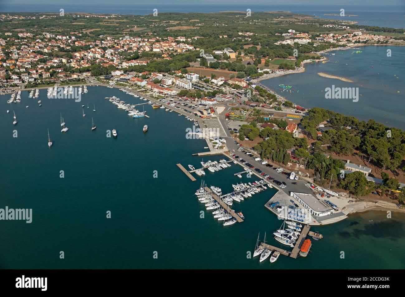 aerial photo, Medulin, Istria, Croatia Stock Photo - Alamy