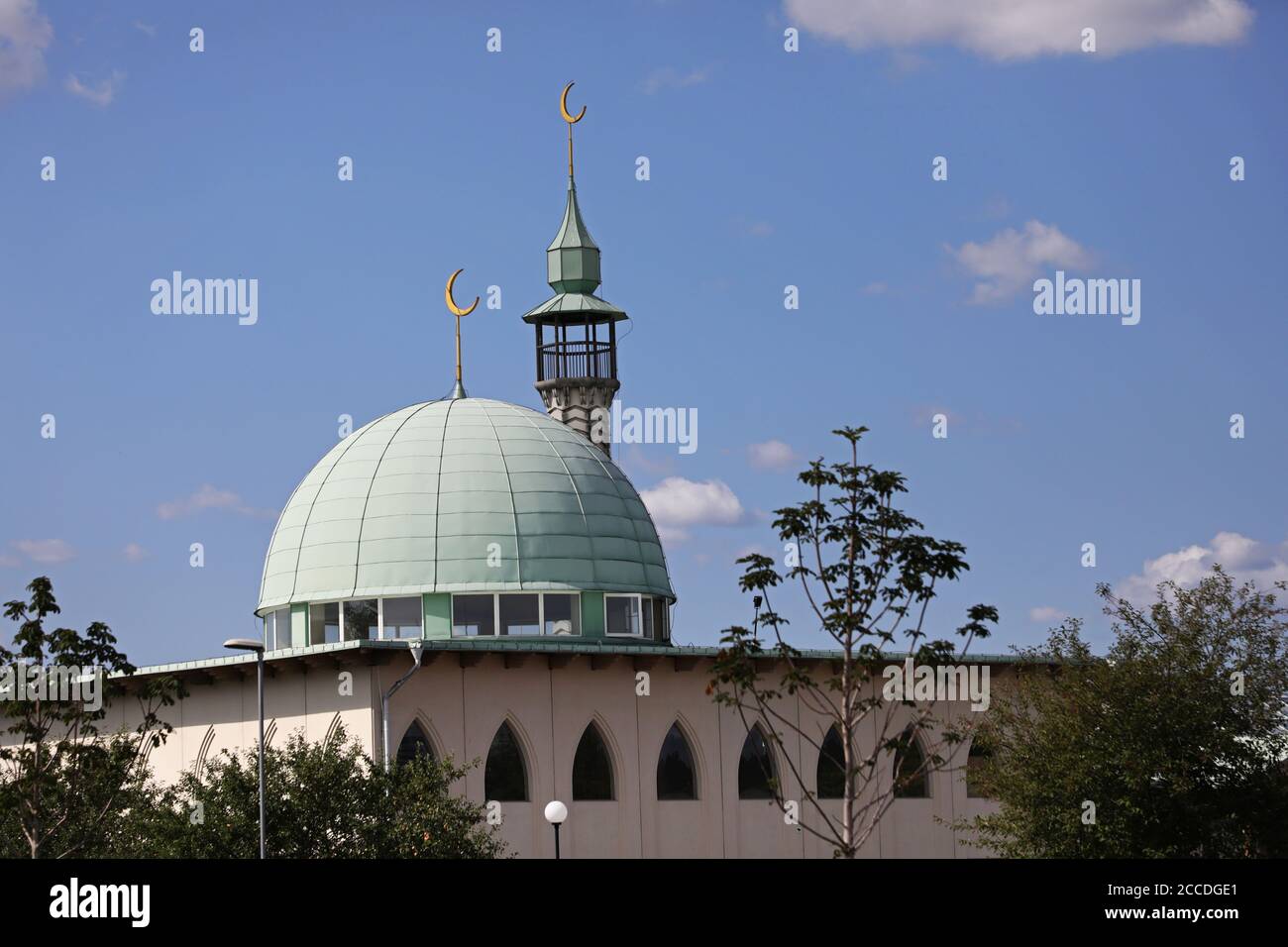 Uppsala, Sweden 20200811 Uppsala Mosque. Uppsala Mosque was built in ...