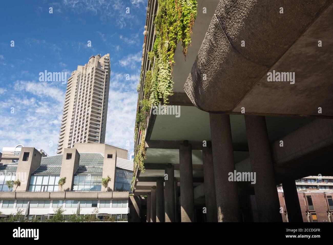 The Cromwell Tower on the Barbican Exhibition Centre and Estate, Silk ...