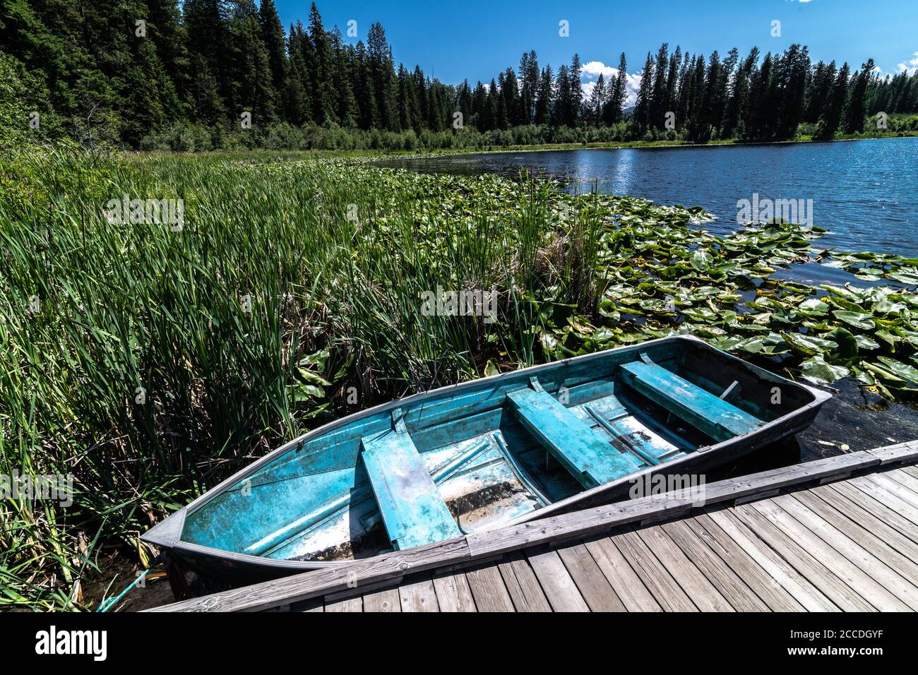 Round Lake State Park in Idaho Stock Photo - Alamy