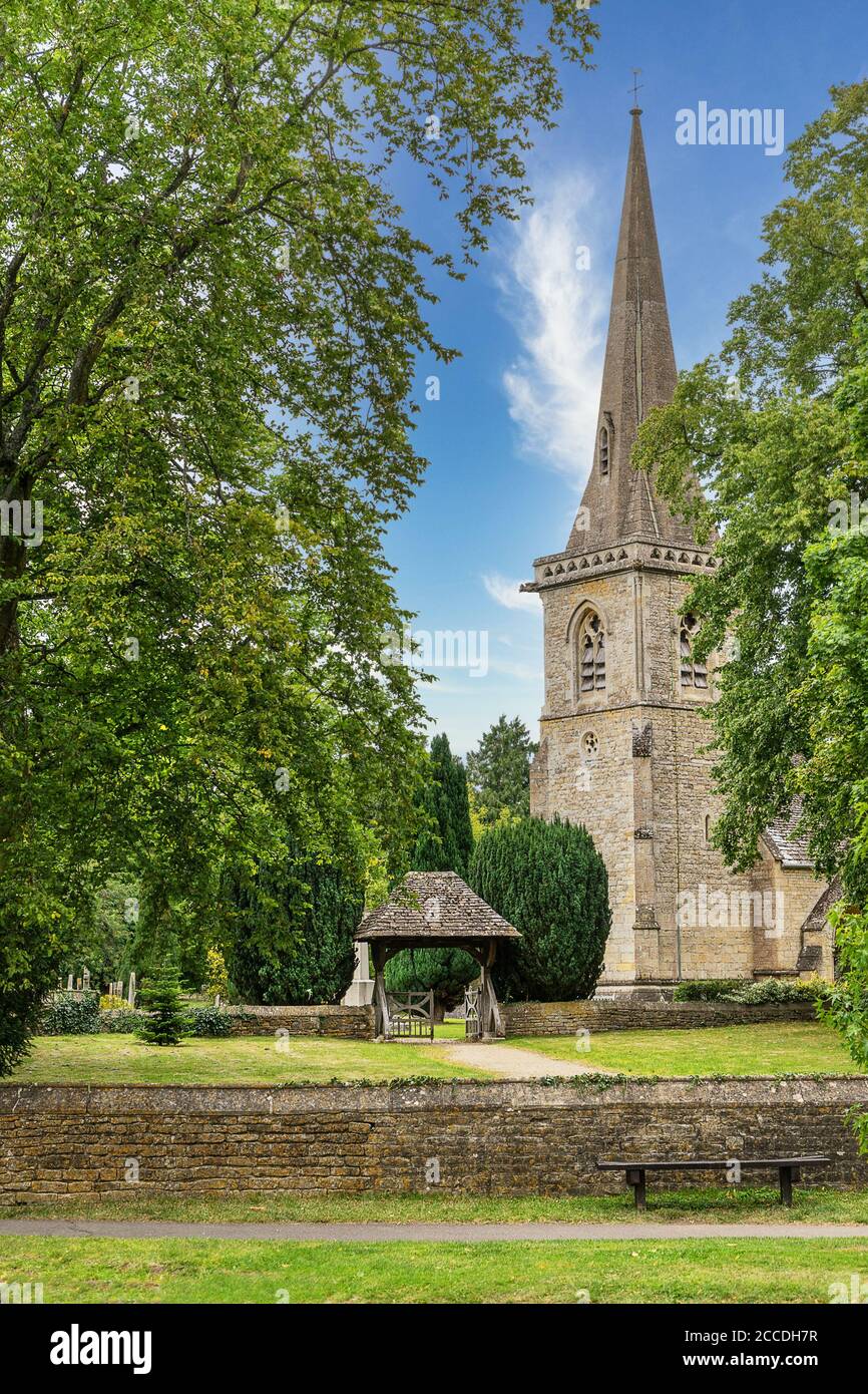 Saint Mary church in Lower Slaughter Stock Photo - Alamy