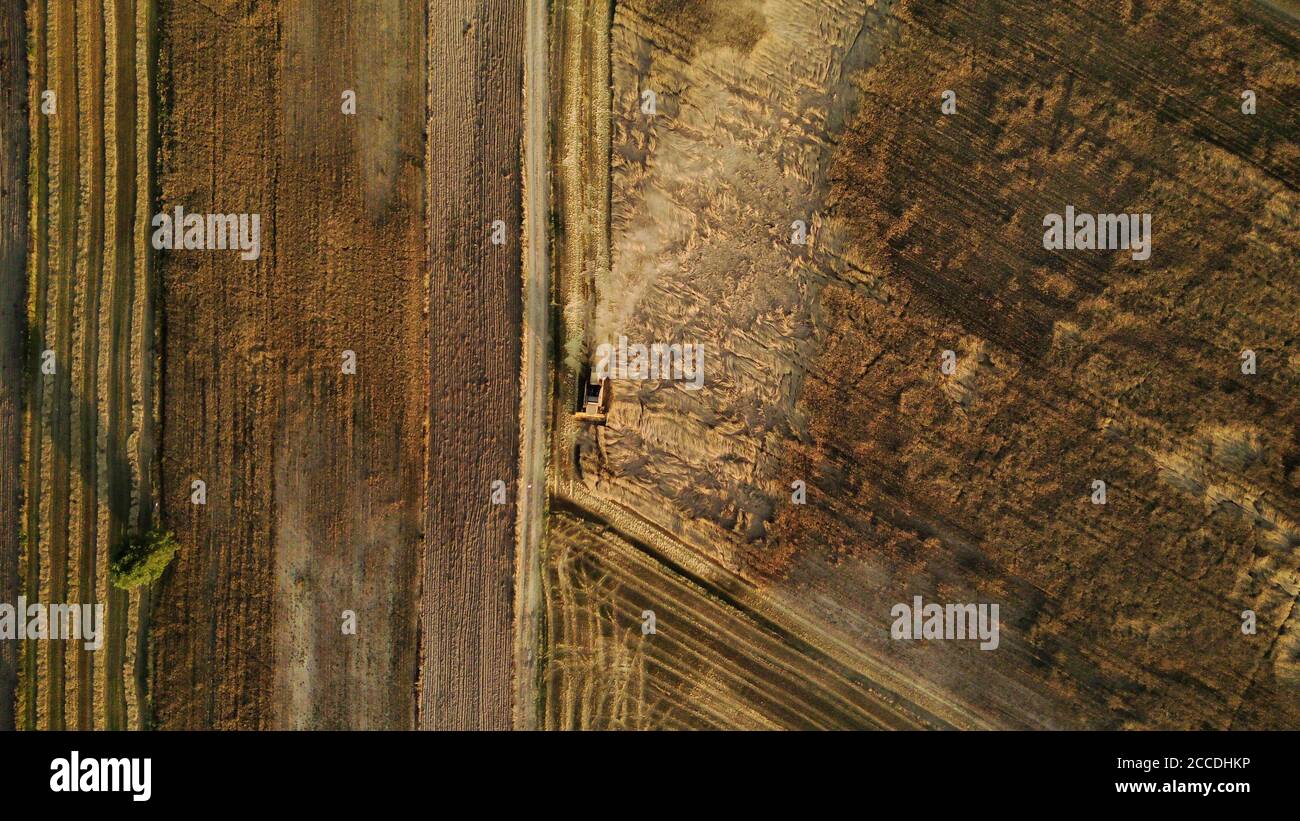 Barley field aerial hi-res stock photography and images - Alamy