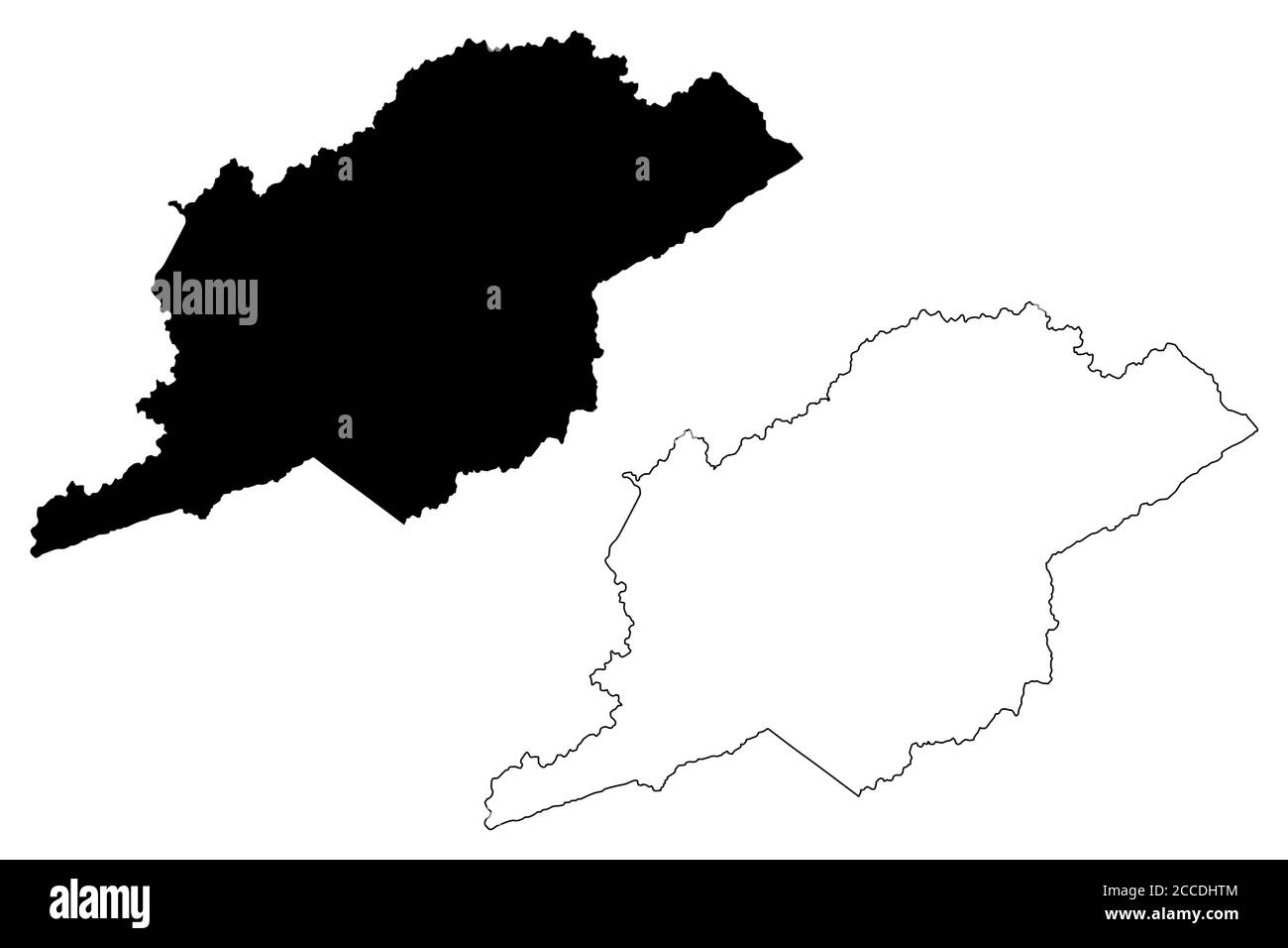 Map of letcher vector vectors Black and White Stock Photos & Images - Alamy