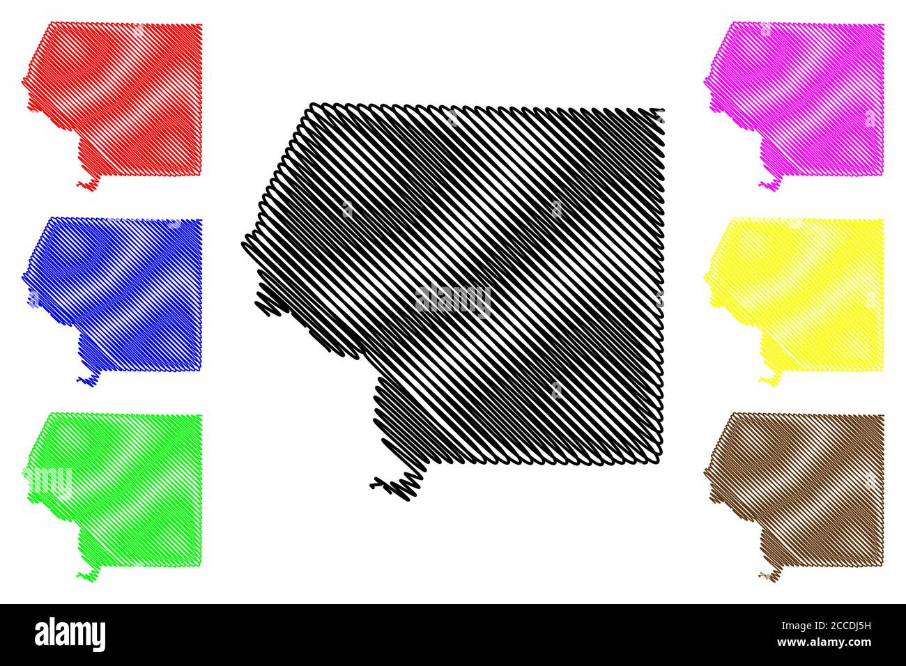 Illinois jackson county map hi-res stock photography and images - Alamy