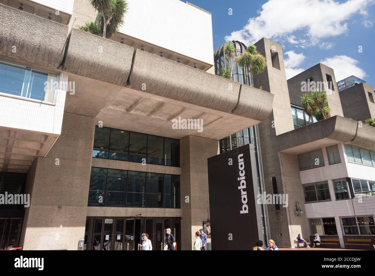 The Barbican Exhibition Centre and Estate, Silk Street, City of London ...