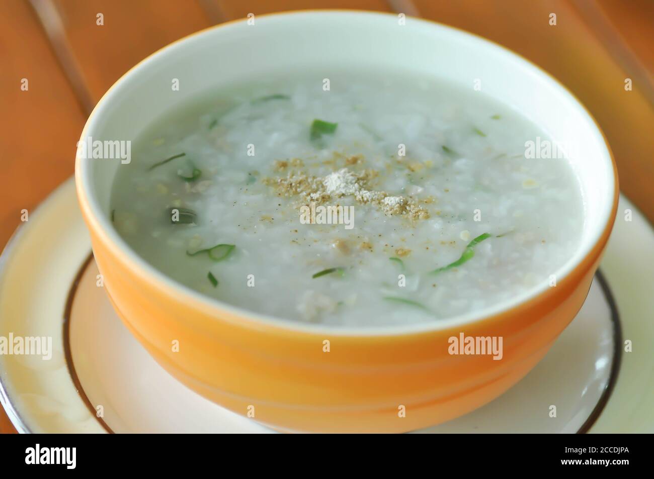 boiled rice or rice porridge or porridge ,congee Stock Photo - Alamy