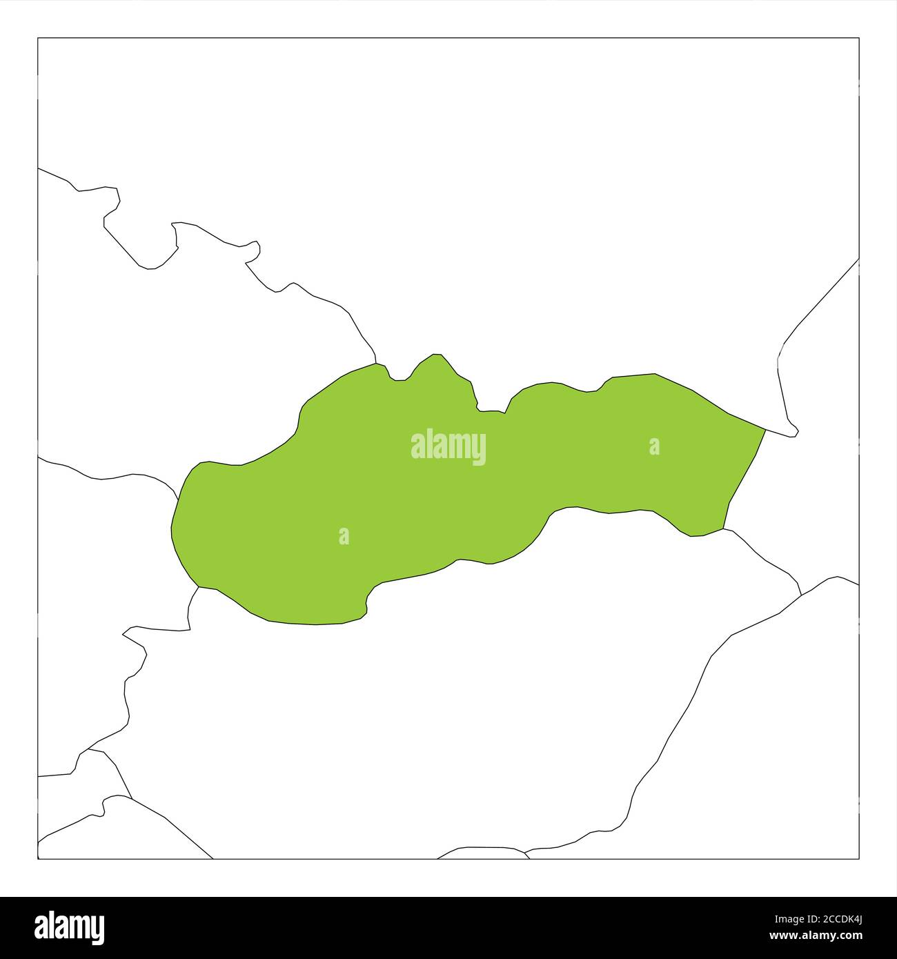 Map of slovakia hi-res stock photography and images - Alamy