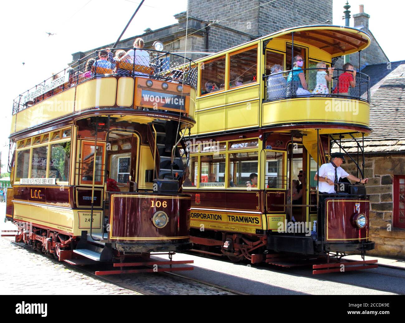 Vintage trams hi-res stock photography and images - Alamy