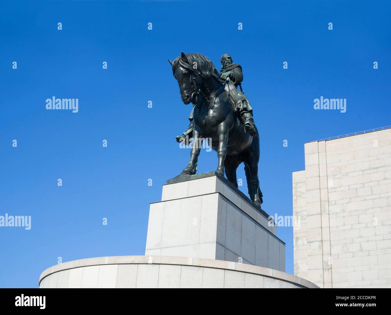 National memorial on Vitkov hill, Zizkov, Prague, Czech Republic ...
