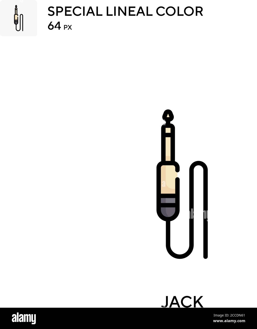 Jack Special lineal color icon. Illustration symbol design template for ...