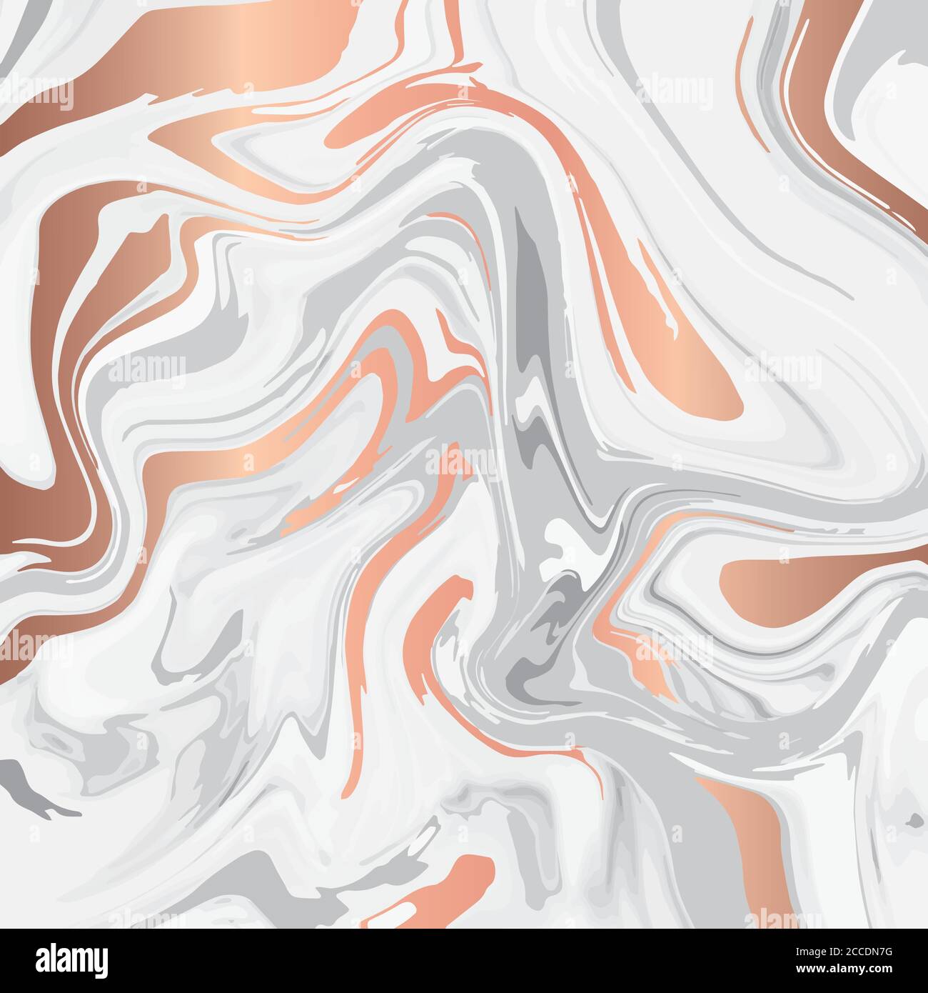 Liquid marble texture design, colorful marbling surface, copper shiny ...