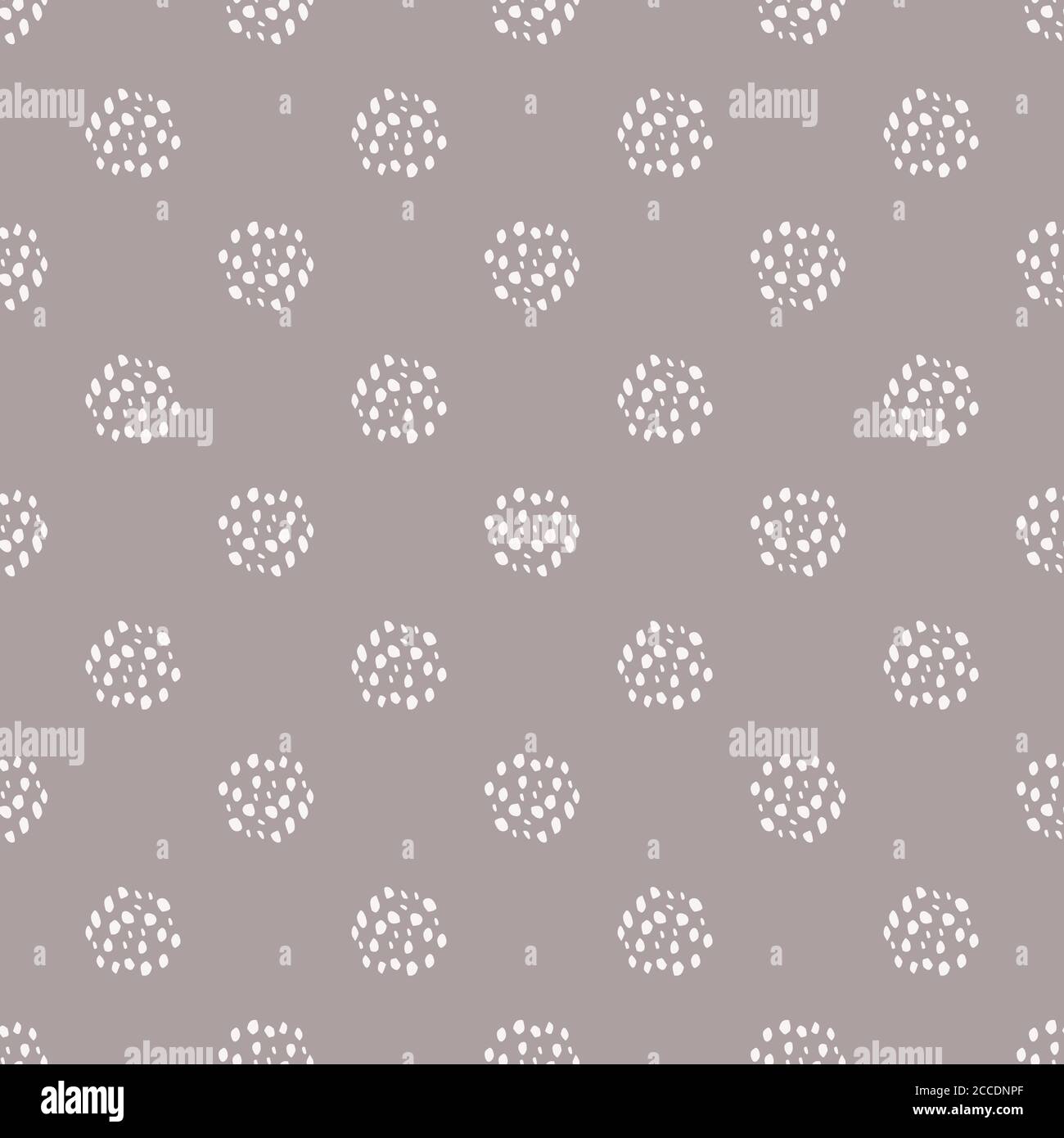 Abstract white dotted circles creating texture effect. Seamless vector ...