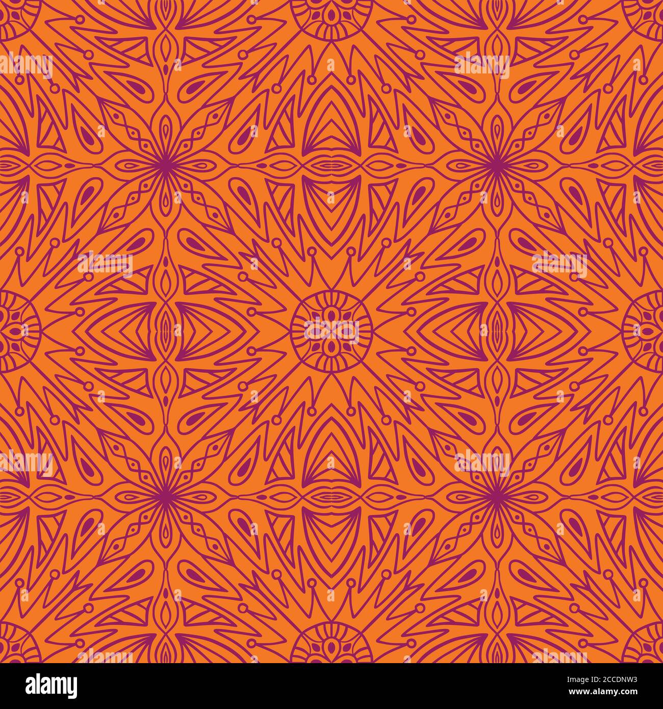 Geometric symmetrical seamless pattern, vector illustration Stock ...