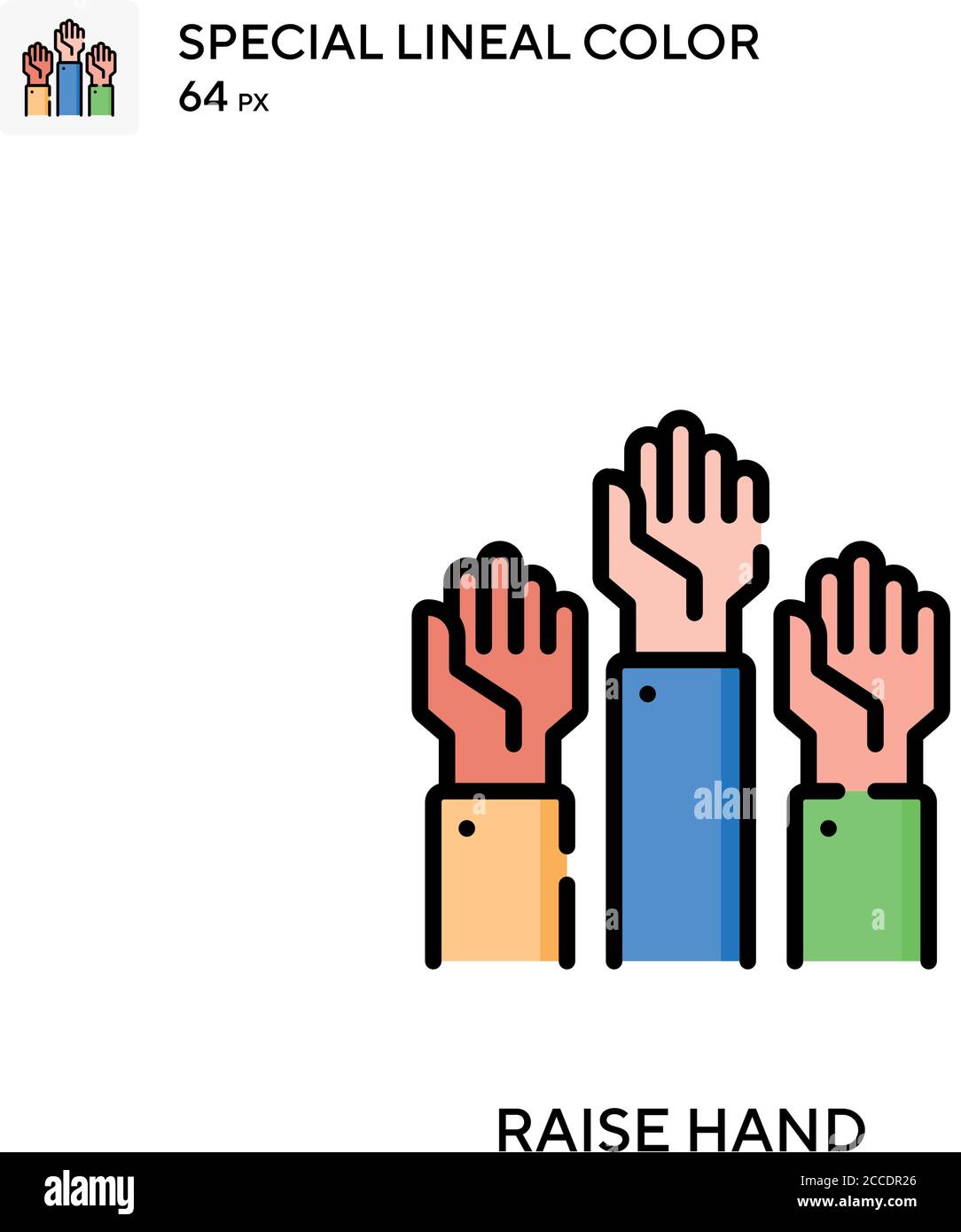 Raise hand classroom Stock Vector Images - Alamy