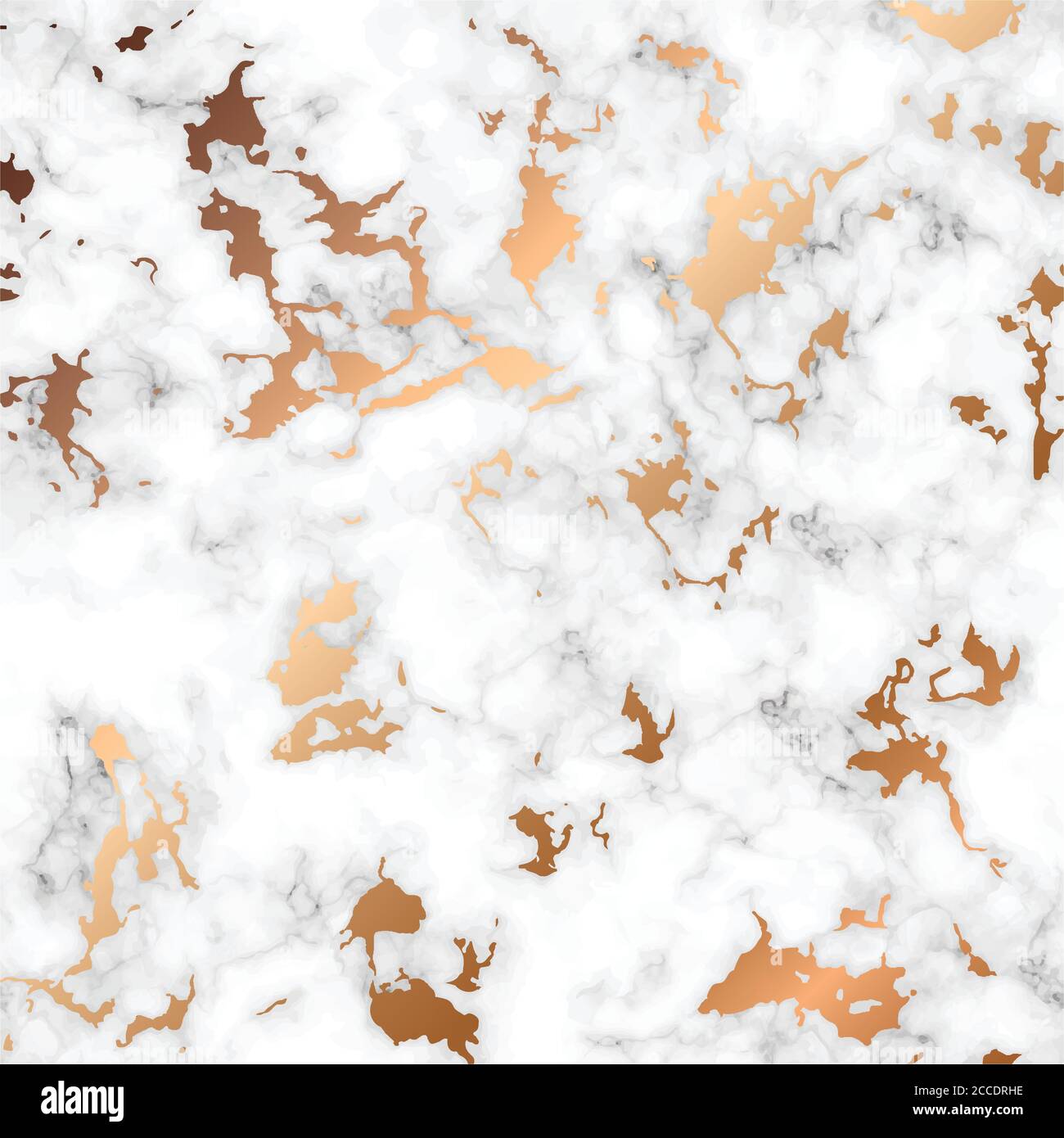 Vector marble texture design with golden splatter spots, black and ...