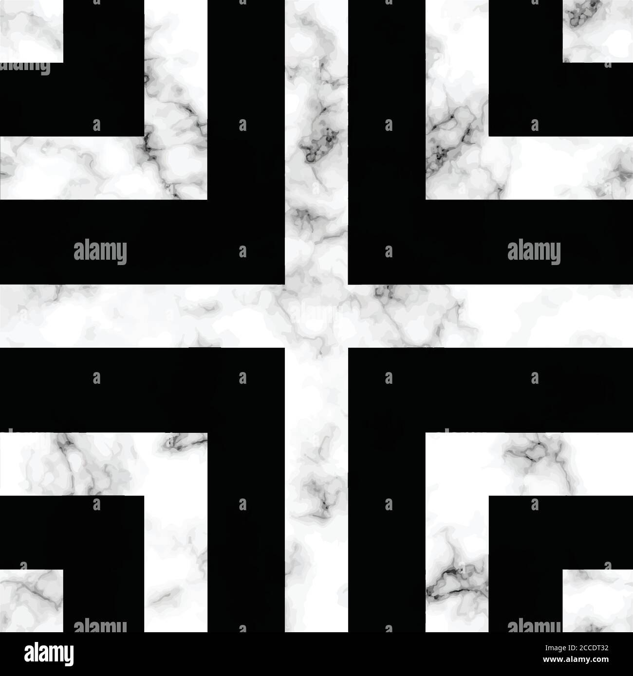 Vector marble texture design with geometric shapes, black and white ...